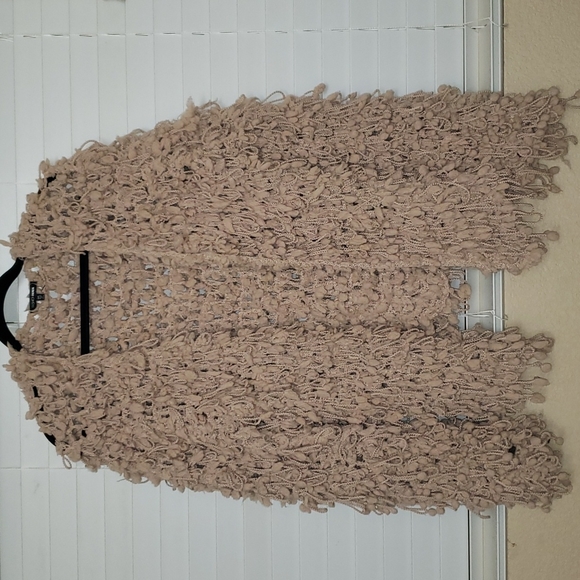 Zara | Sweaters | Zara Loop Knit Sweater Jacket Ml | Poshmark